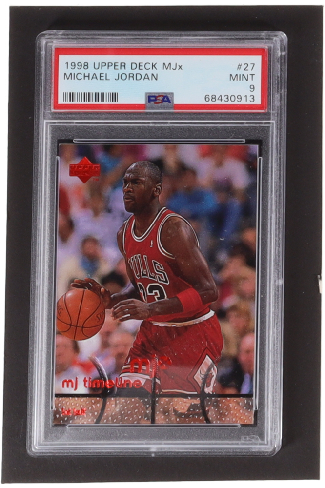 Michael Jordan 1998 Upper Deck MJx #27 Timeline 1st Half (PSA 9 ...