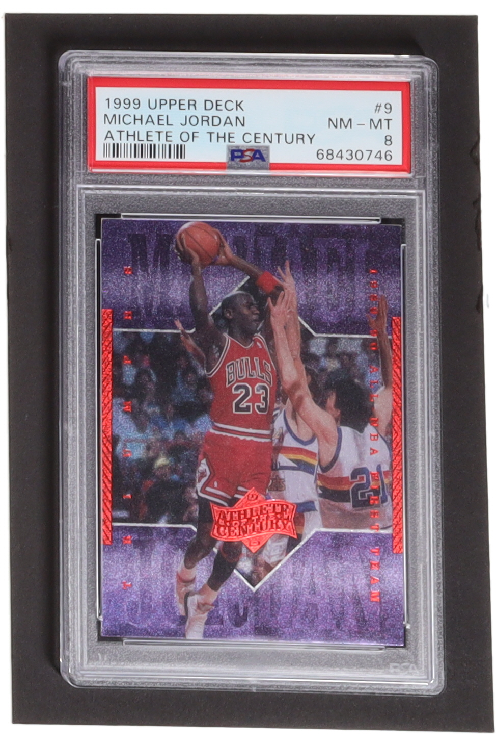 Michael Jordan 1999 Upper Deck Michael Jordan Athlete of the Century #9 ...