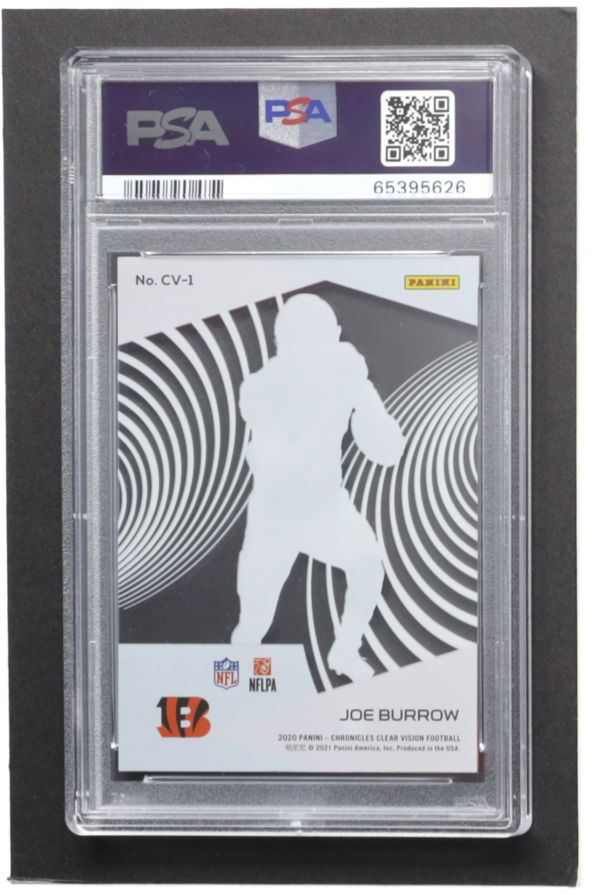 Joe Burrow 2020 Panini Clear Vision Rookies #1 RC (PSA 10) | Pristine ...