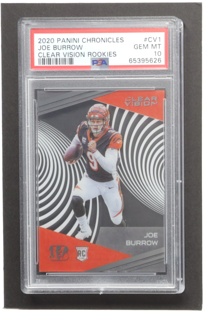 Joe Burrow 2020 Panini Clear Vision Rookies #1 RC (PSA 10) | Pristine ...