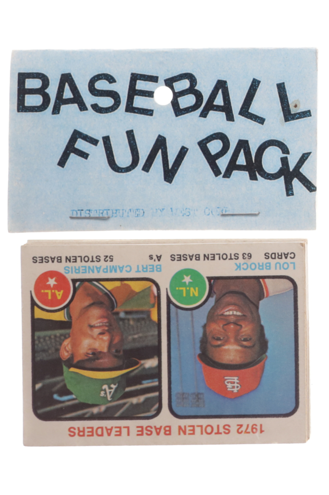 1973 Topps Baseball Card Fun Pack with (10) Cards | Pristine Auction