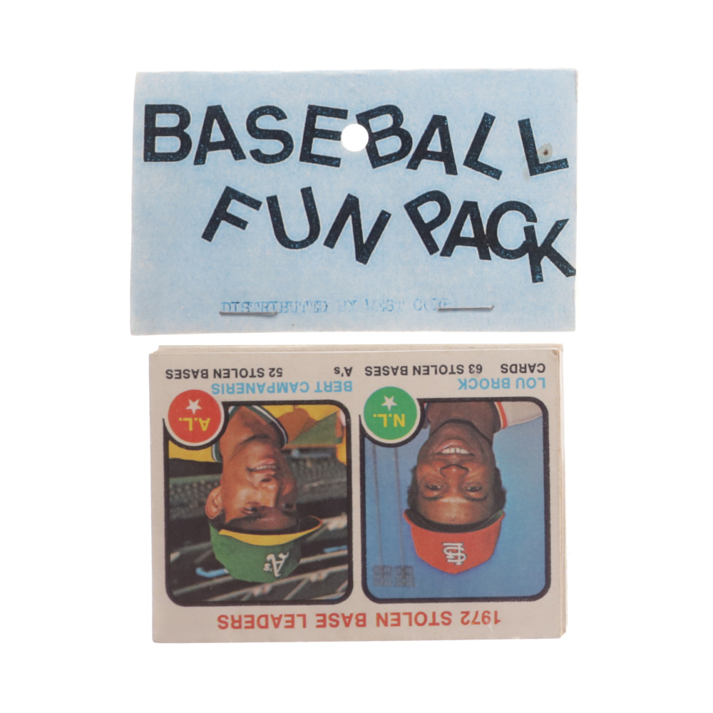 1973 Topps Baseball Card Fun Pack With (10) Cards | Pristine Auction