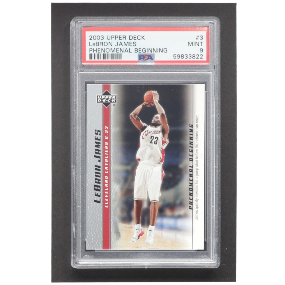LeBron James 2003-04 Upper Deck Phenomenal Beginning LeBron James #3 RC ...