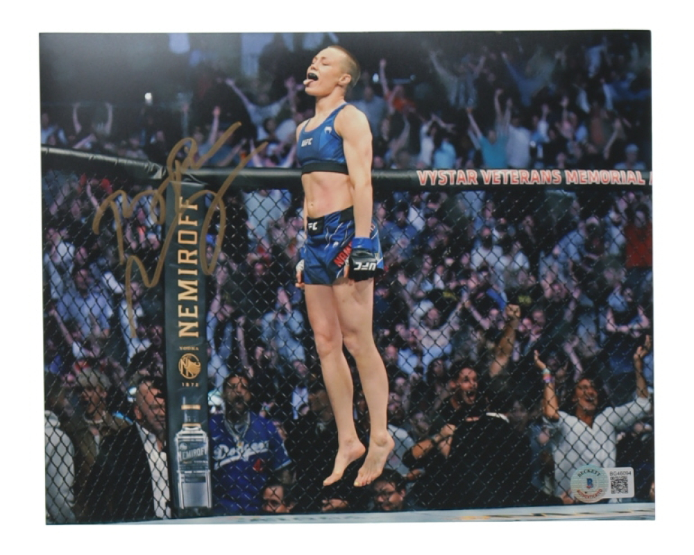 "Thug" Rose Namajunas Signed UFC 8x10 Photo (Beckett) | Pristine Auction