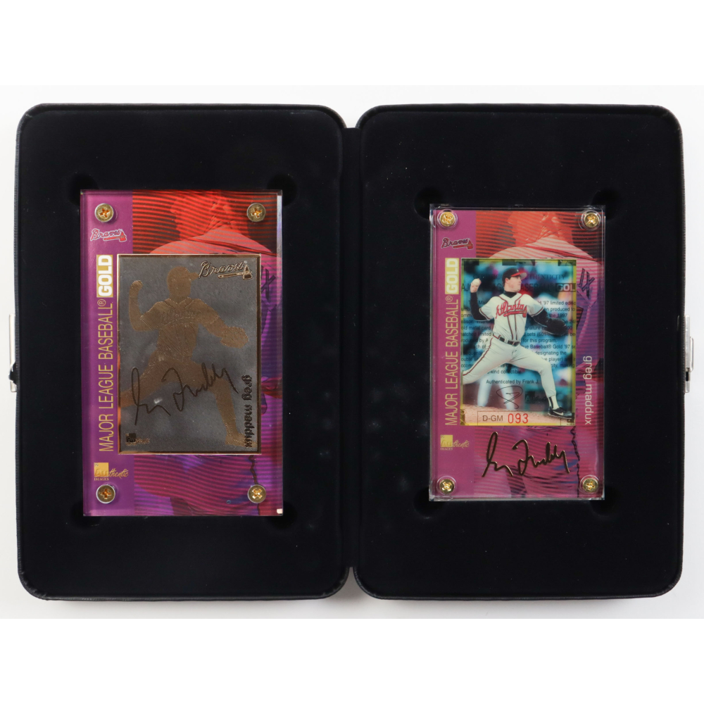 Greg Maddux LE Encased Gold Cards | Pristine Auction
