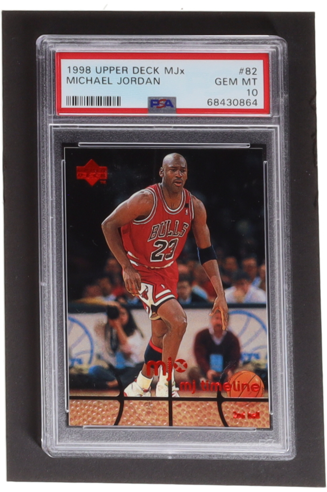 Michael Jordan 1998 Upper Deck MJx #82 Timeline 2nd Half (PSA 10 ...