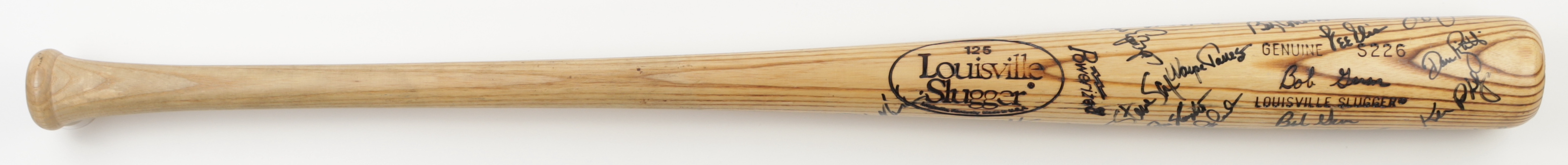 1989 Yankees Louisville Slugger Baseball Bat Signed by (29) with Don ...