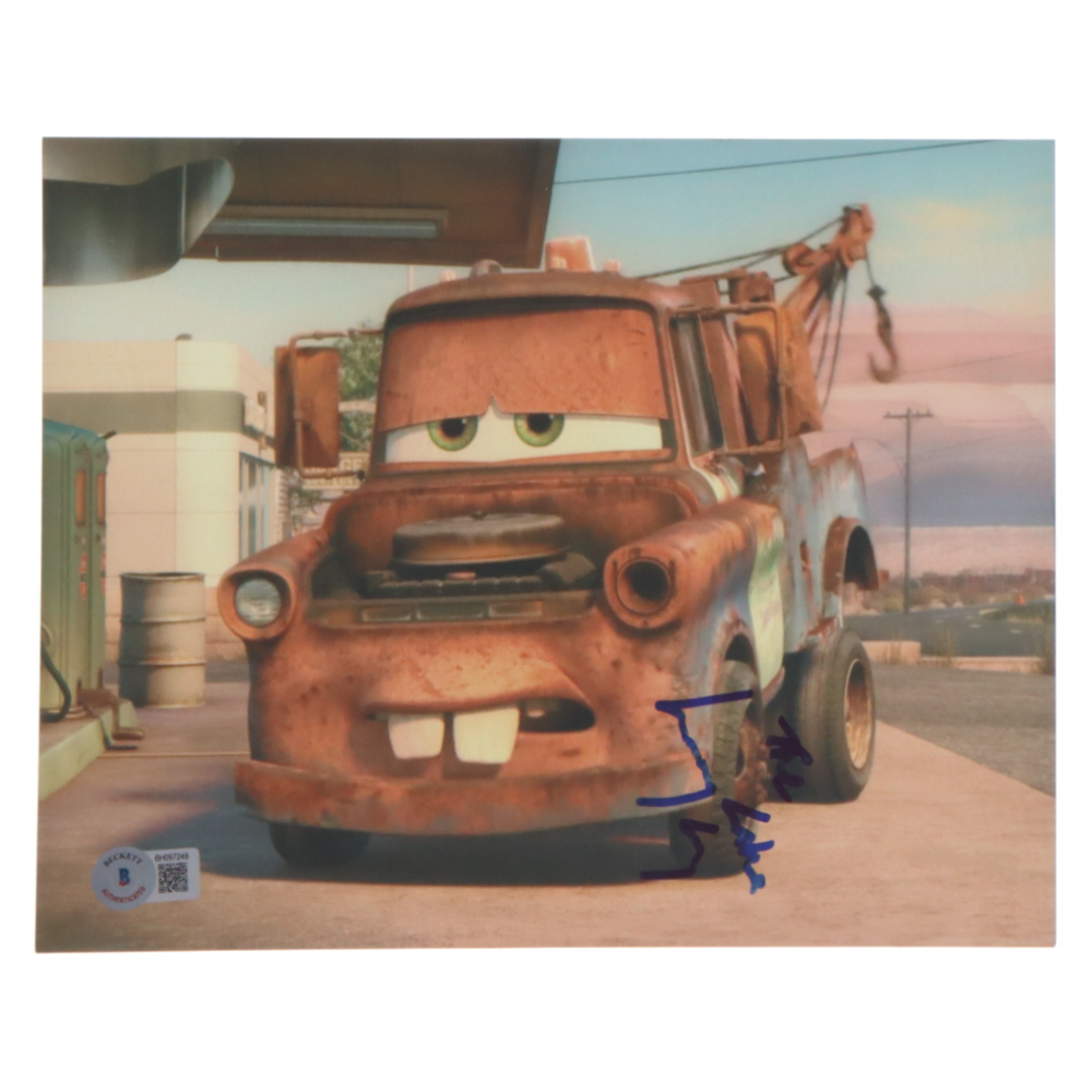 Larry the Cable Guy Signed "Cars" 8x10 Photo (Beckett) | Pristine Auction