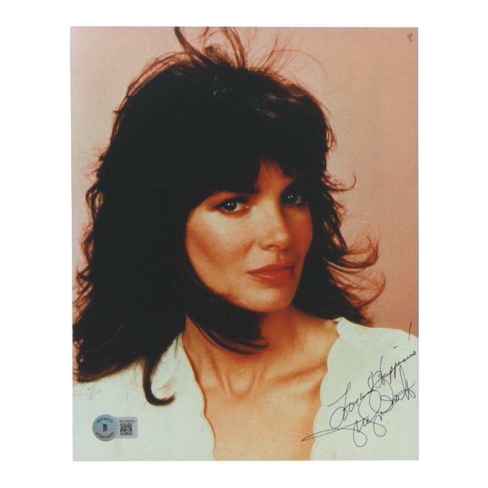 Jaclyn Smith Signed 8x10 Photo Inscribed "Love and Happiness!" (Beckett ...