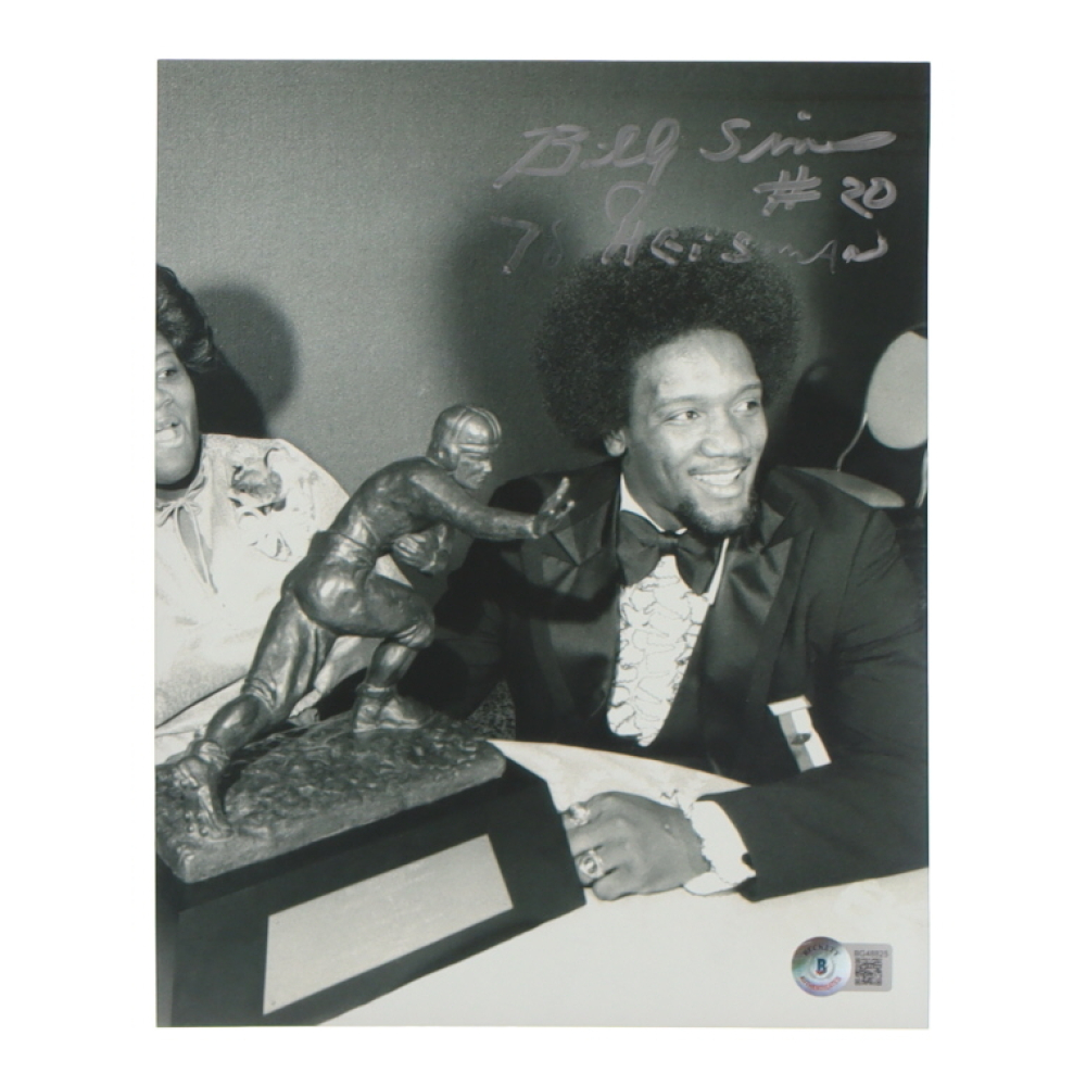 Billy Sims Signed Lions 8x10 Photo Inscribed "78 Heisman" (Beckett ...