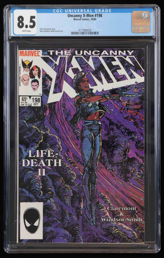 1985 "Uncanny X-Men" Issue #198 Marvel Comic Book (CGC 8.5) | Pristine ...