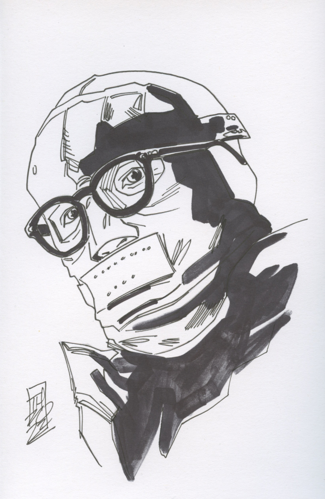 The Riddler | Batman - Signed ORIGINAL 5.5" x 8.5" Drawing on Paper by ...