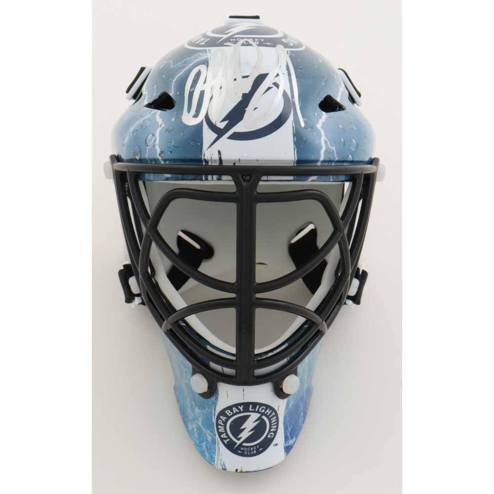 Andrei Vasilevskiy Signed Lightning Mini Goalie Mask (JSA) | Pristine ...