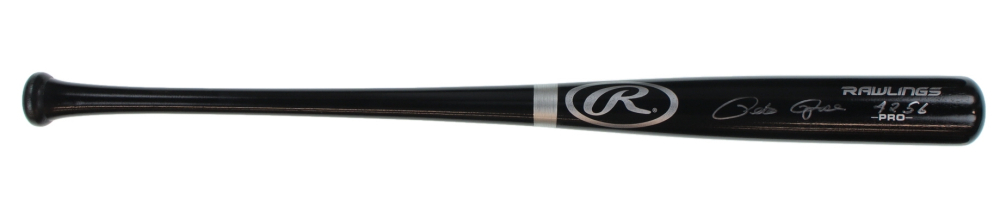 Pete Rose Signed Rawlings Pro Baseball Bat Inscribed "4256" (Beckett ...