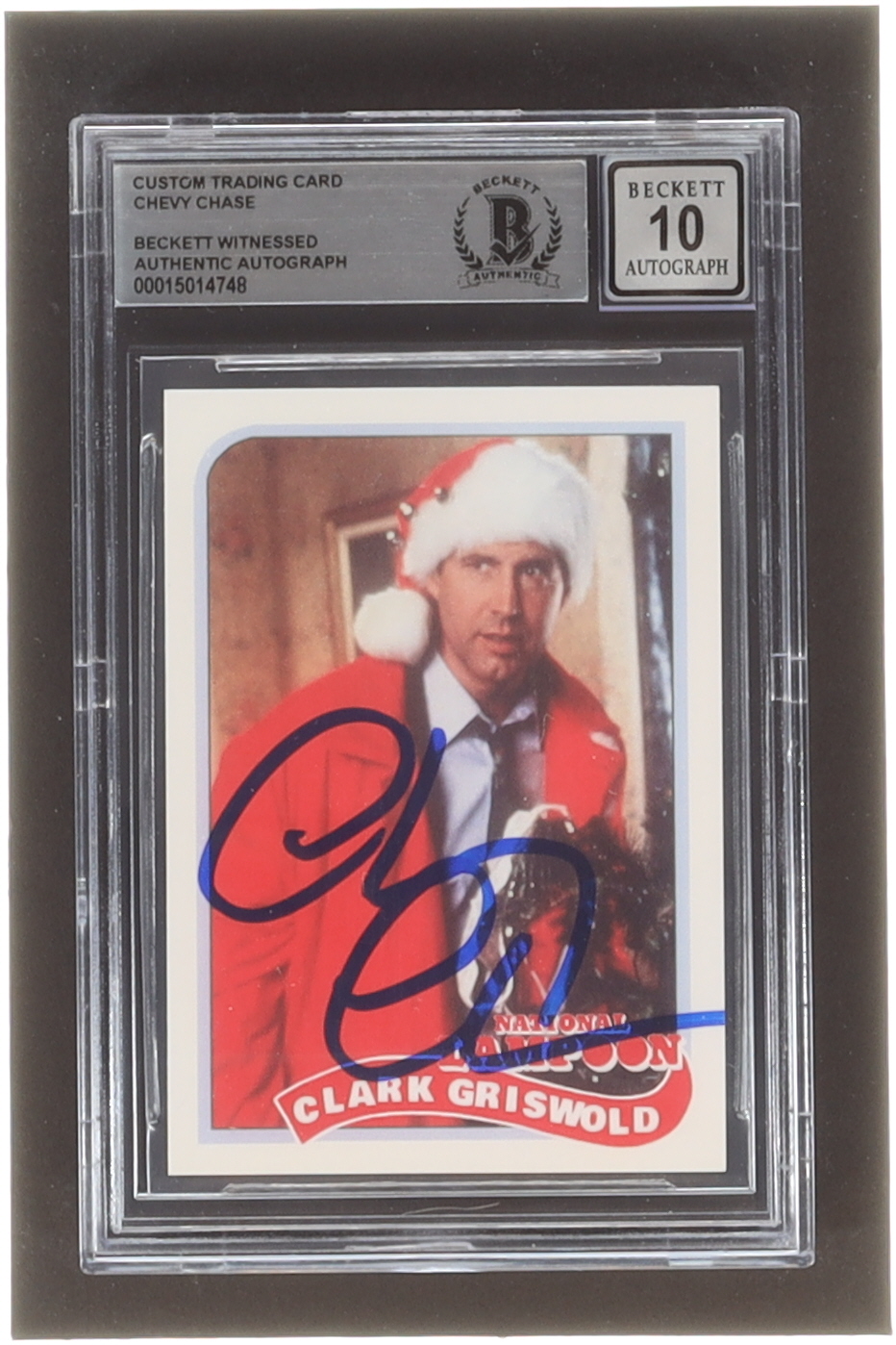 Chevy Chase Signed "National Lampoon's Christmas Vacation" Custom ...