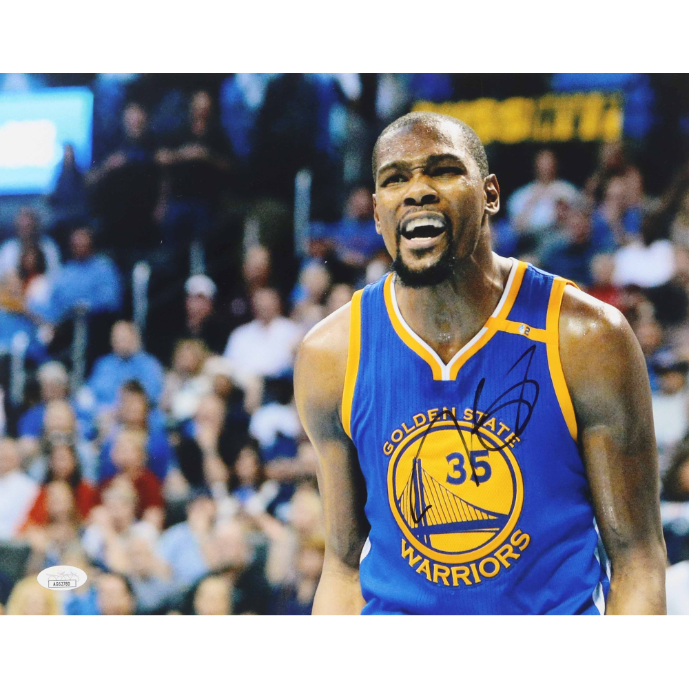 Kevin Durant Signed Warriors 11x14 Photo (JSA) | Pristine Auction