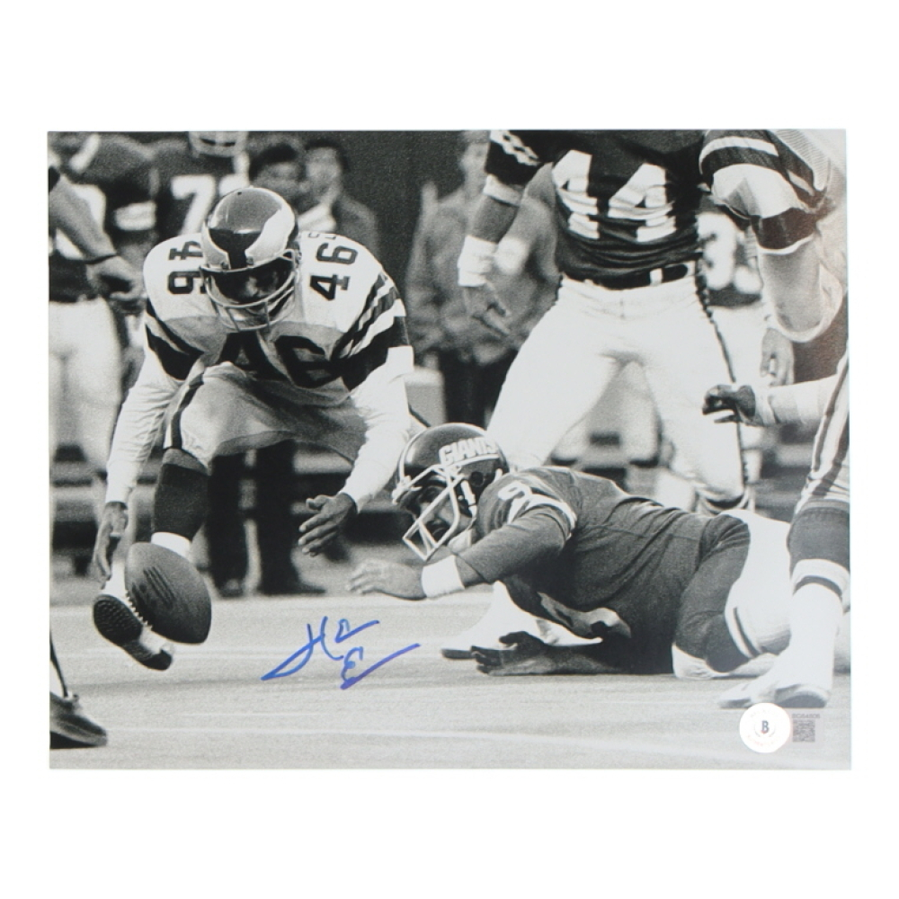 Herman Edwards Signed Eagles 8x10 Photo (Beckett) | Pristine Auction