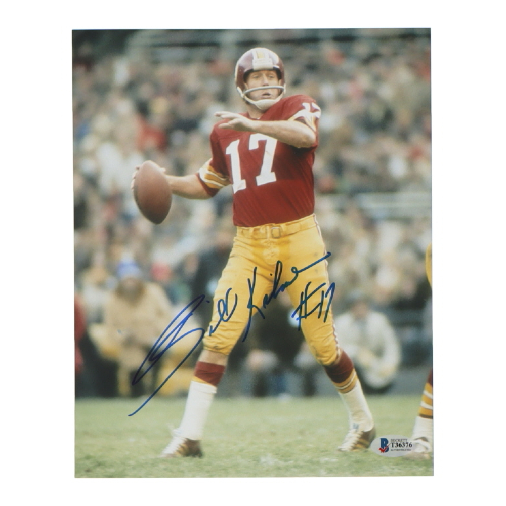Billy Kilmer Signed Redskins 8x10 Photo (Beckett) | Pristine Auction