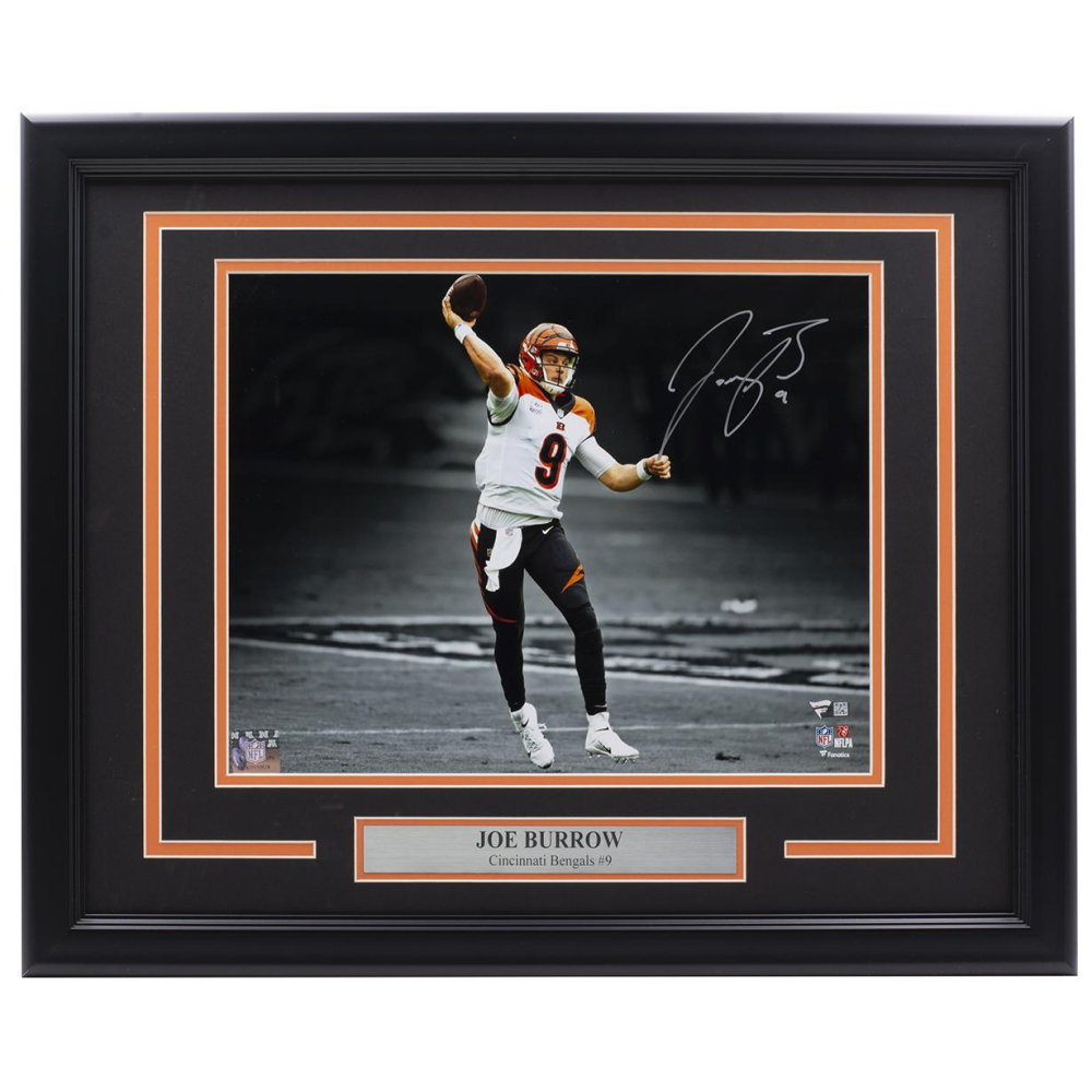 Joe Burrow Signed Custom Framed Photo (Fanatics) | Pristine Auction