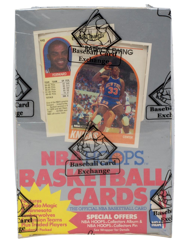 1989-90 NBA Hoops Series 2 Basketball Wax Box with (36) Packs ...