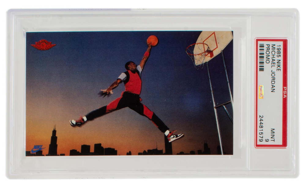 Michael Jordan 1985 Nike #2 (PSA 9) | Pristine Auction
