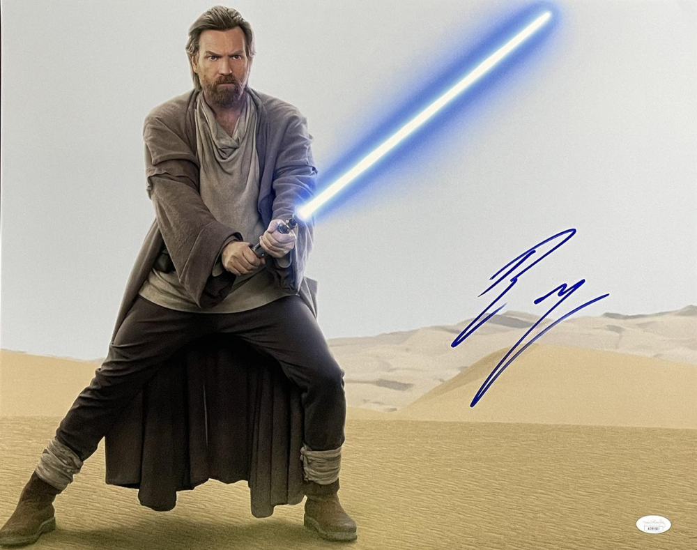 Ewan McGregor Signed Star Wars 16x20 Photo (JSA) | Pristine Auction