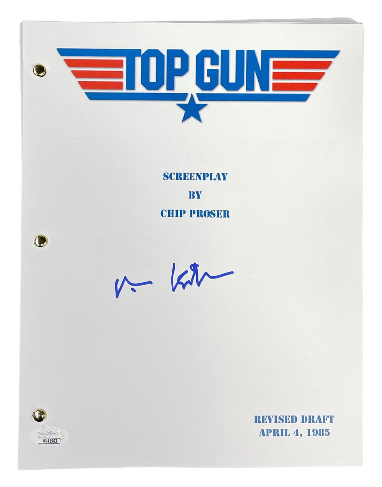 Val Kilmer Signed "Top Gun" Movie Script (JSA) | Pristine Auction