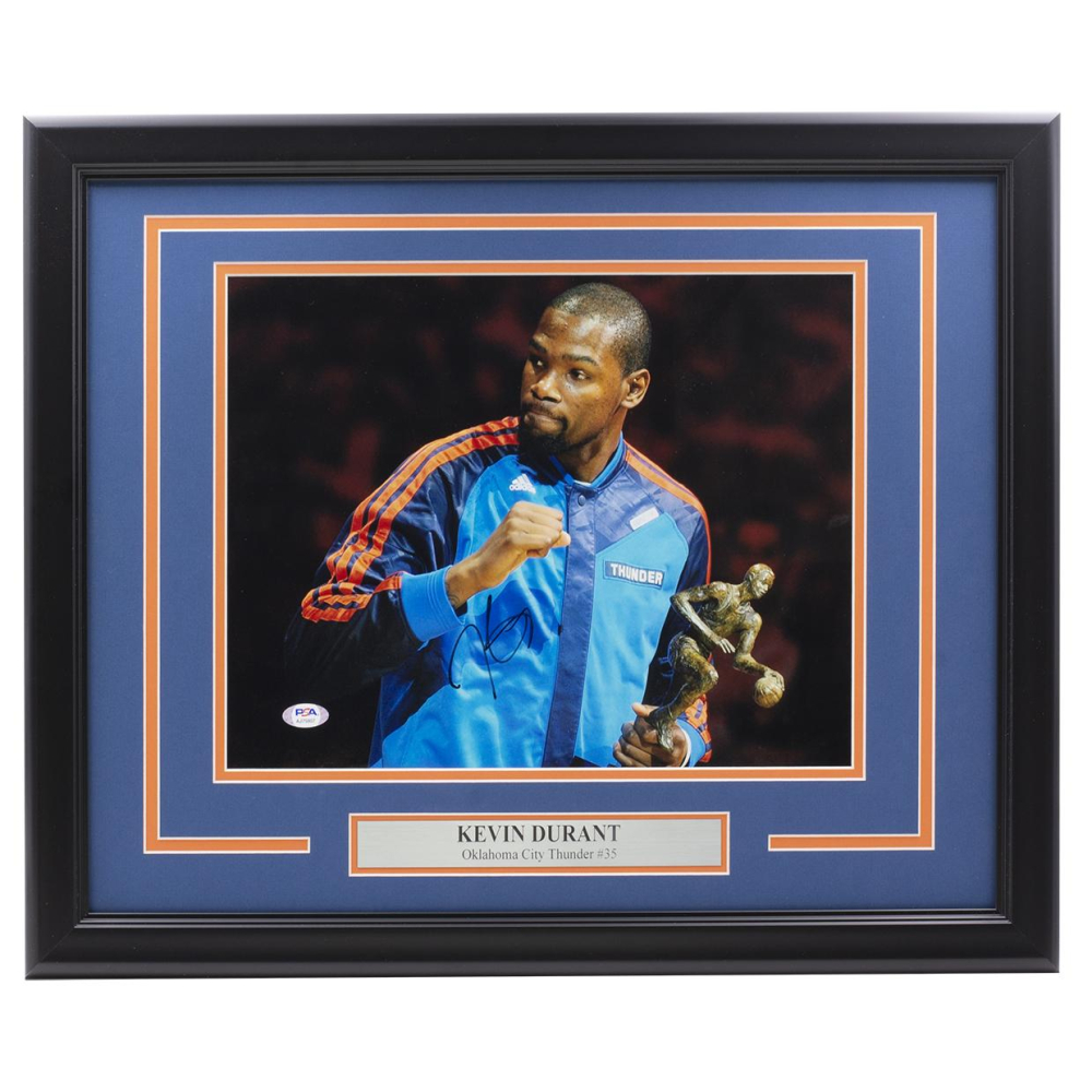 Kevin Durant Signed Custom Framed Photo Display (Beckett) | Pristine ...