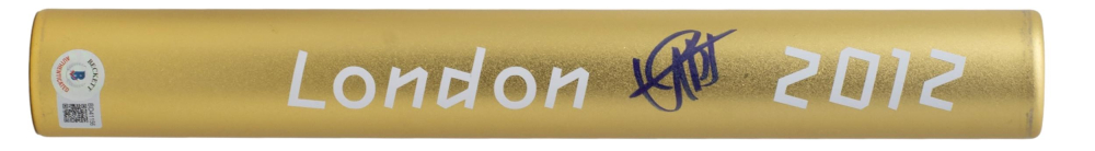 Usain Bolt Signed 2012 London Olympics Relay Baton (Beckett) | Pristine ...