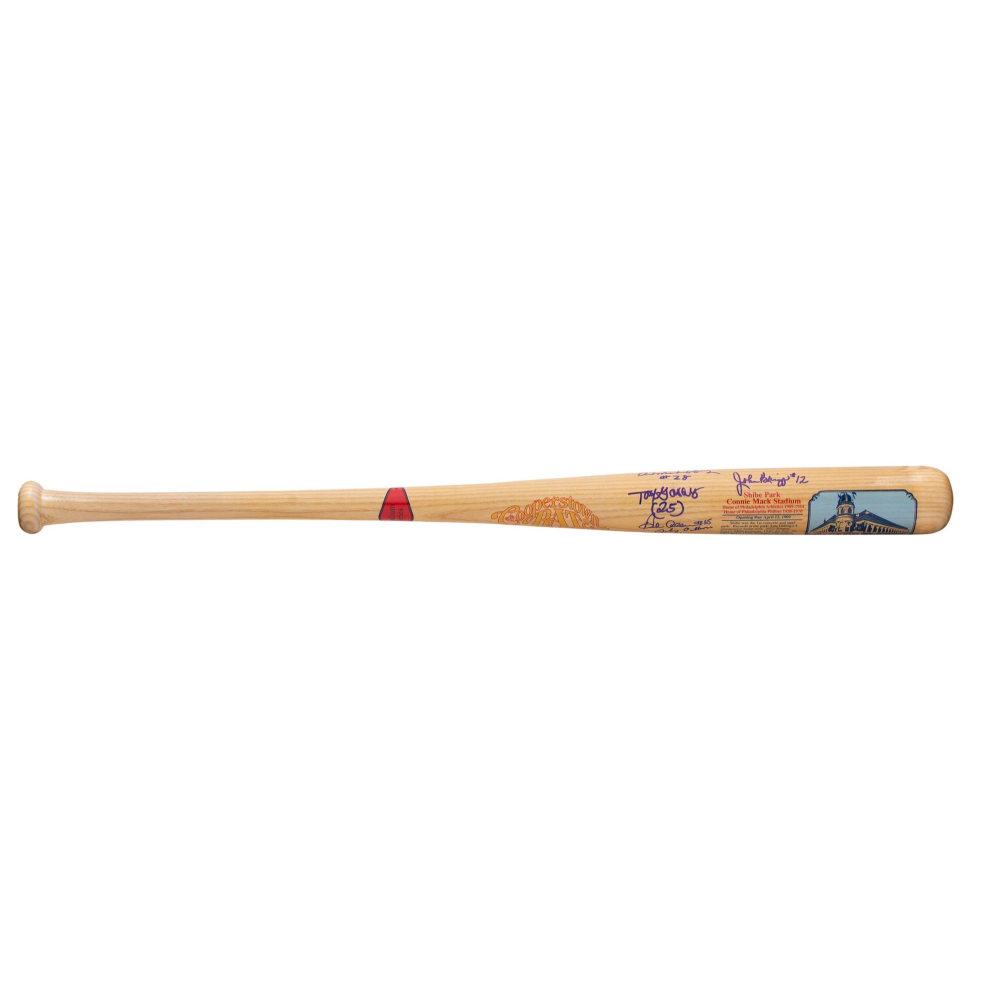 Cooperstown Shibe Park Baseball Bat Signed by (9) Frank Thomas, Tony ...