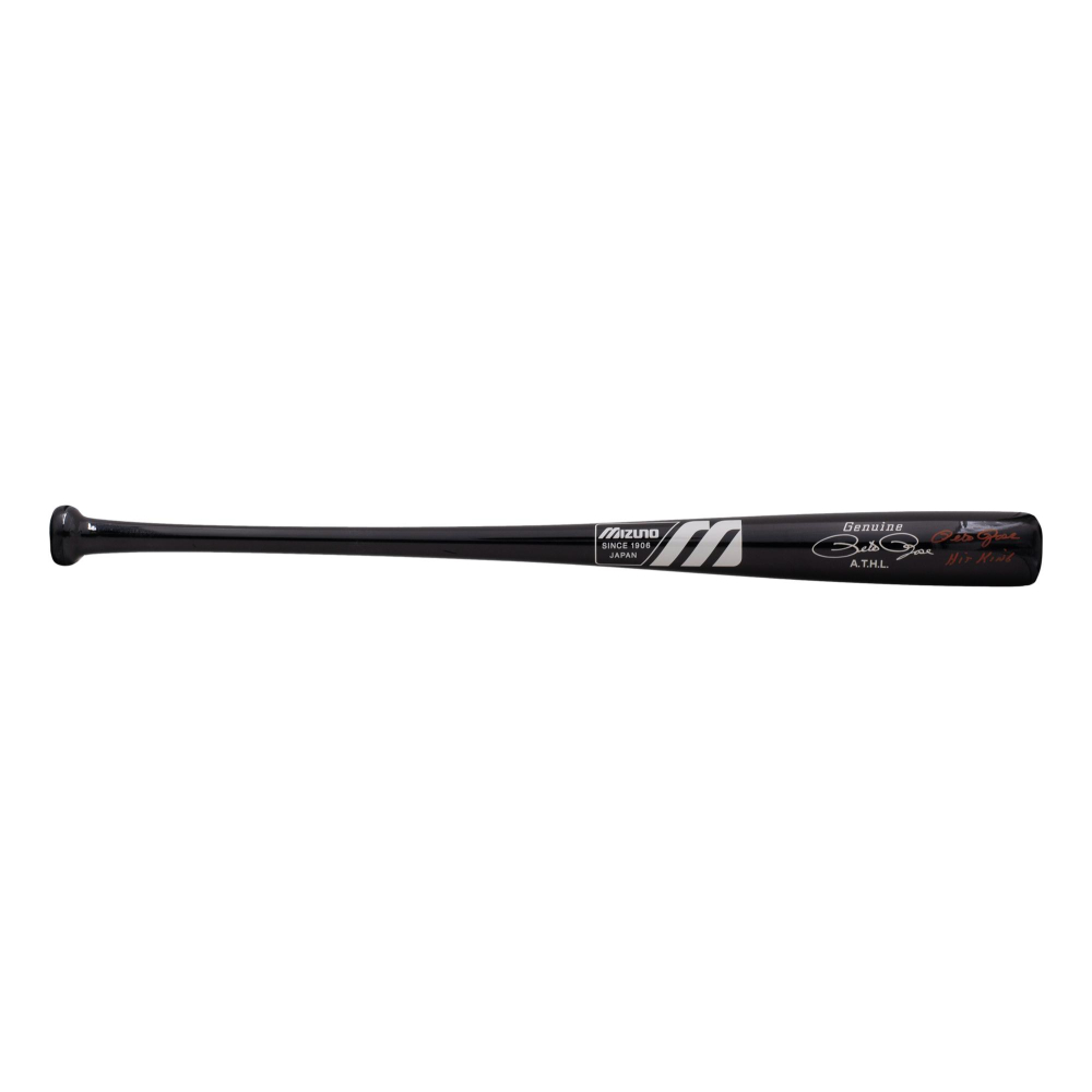 Pete Rose Signed Mizuno Pro Baseball Bat Inscribed "Hit King" (Rose ...