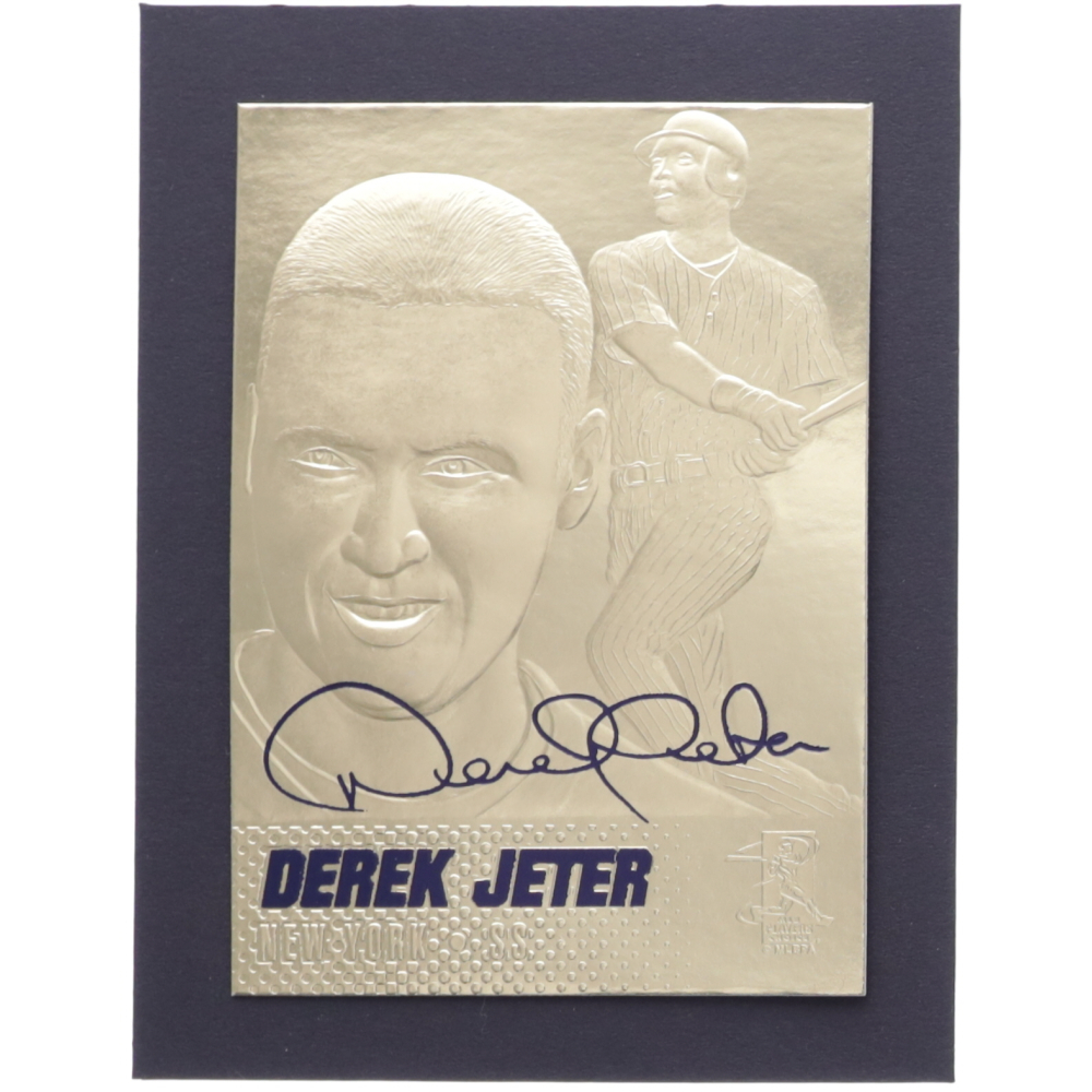 Derek Jeter 2004 Merrick Mint Sculptured 23KT Gold Card | Pristine Auction