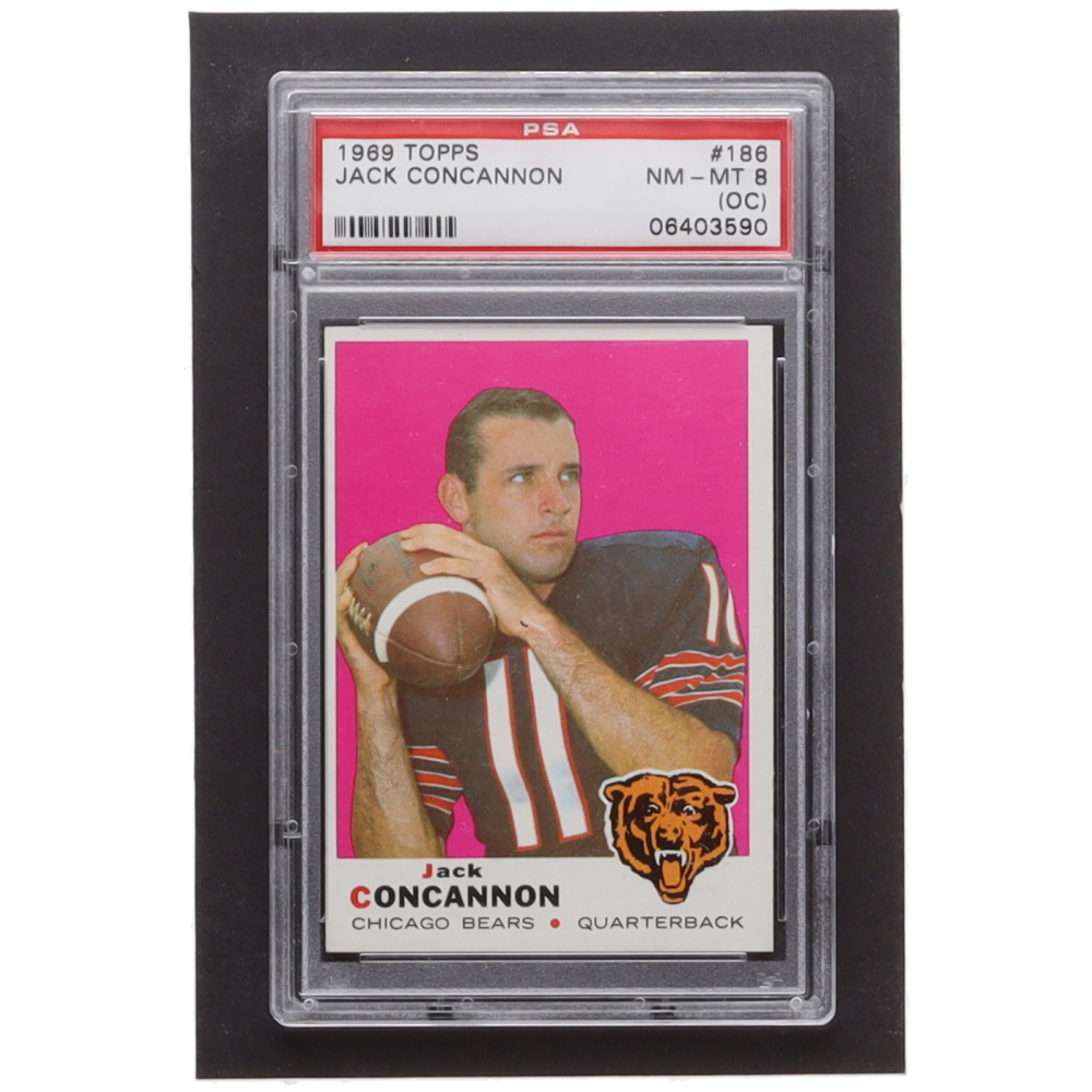 Jack Concannon 1969 Topps #186 (PSA 8) (OC) | Pristine Auction