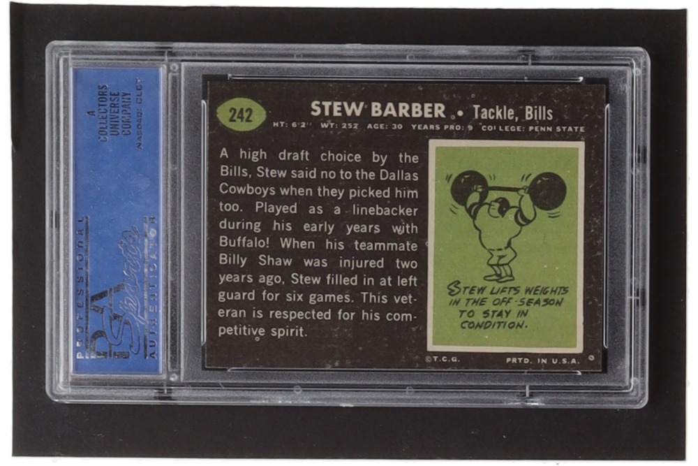 Stew Barber 1969 Topps #242 (PSA 7) | Pristine Auction