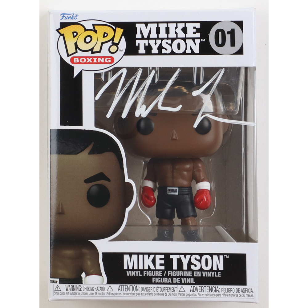 Mike Tyson Signed Boxing #01 Funko Pop! Vinyl Figure (Schwartz ...