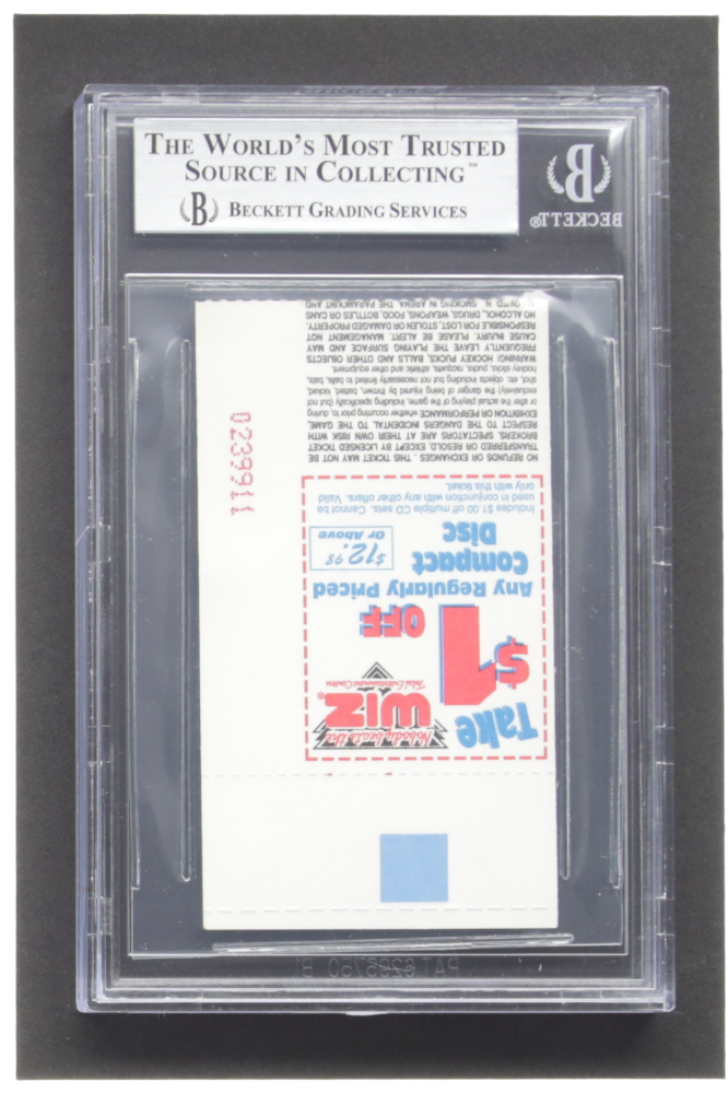 Marlena Signed 1995 WWF Ticket Stub (BGS) | Pristine Auction