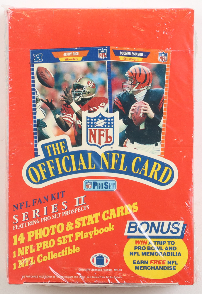 1989 Pro Set Series 2 Football Wax Box with (36) Packs | Pristine Auction