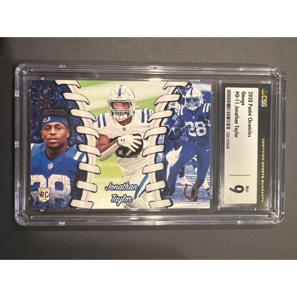 Jonathan Taylor 2020 Omega #11 RC (CSG 9) | Pristine Auction