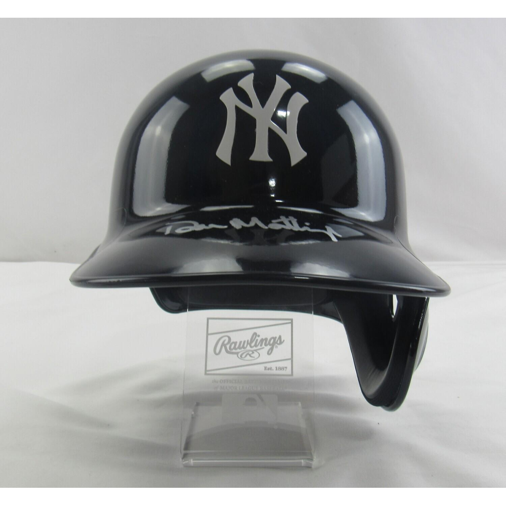 Don Mattingly Signed Yankees Full-Size Batting Helmet (JSA) | Pristine ...