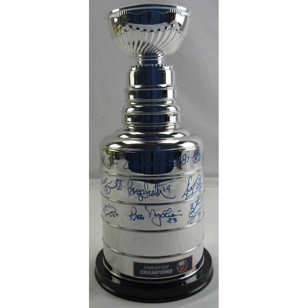 Islanders Stanley Cup Trophy Signed by (6) with Billy Smith, Bob ...