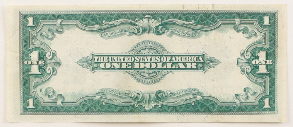 1923 $1 One-Dollar Blue Seal Large-Size Silver Certificate Bank Note ...