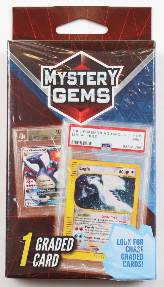 Pokemon Mystery Gems Box with (1) Graded Pokemon Card | Pristine Auction
