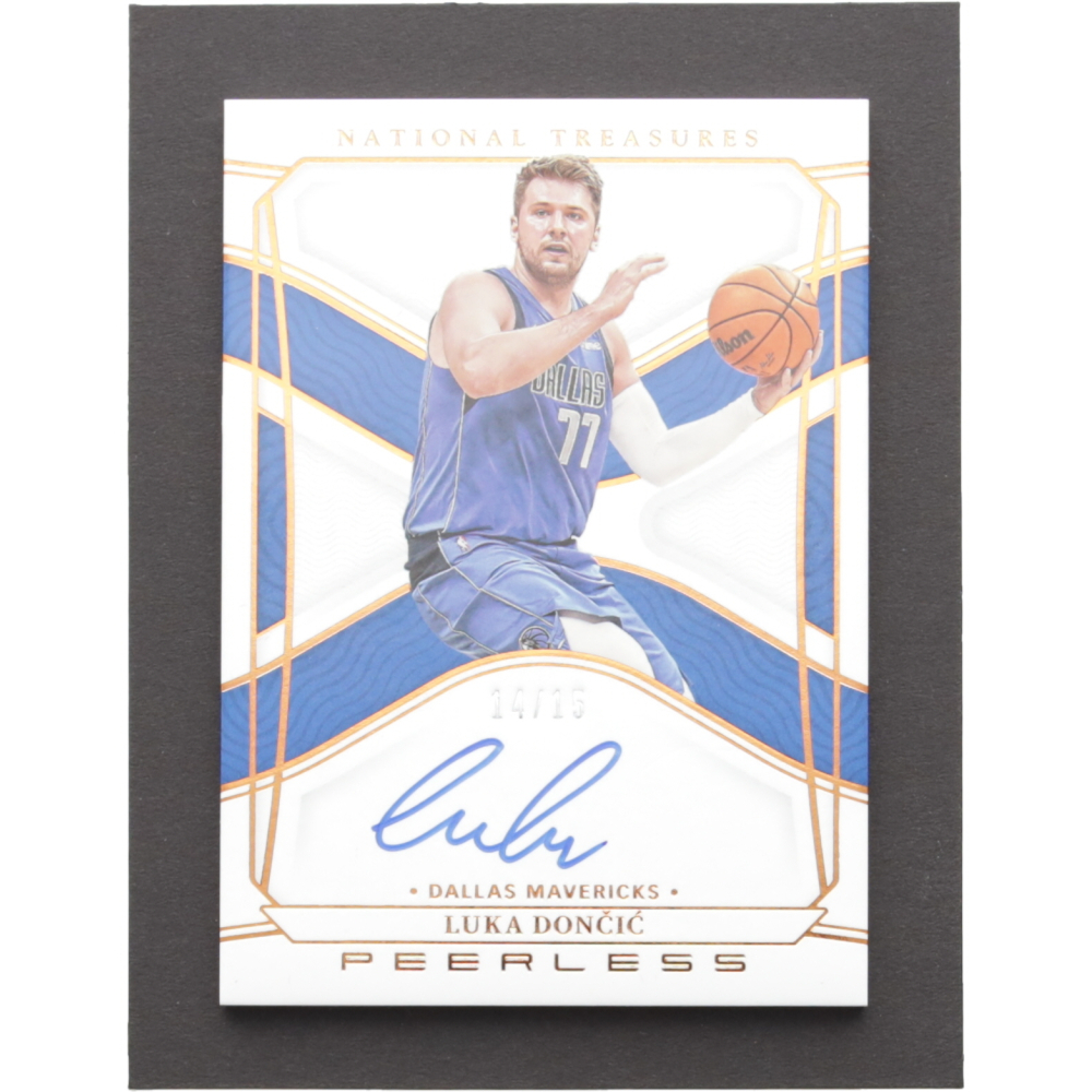 Luka Doncic 2021-22 Panini National Treasures Peerless Signatures ...
