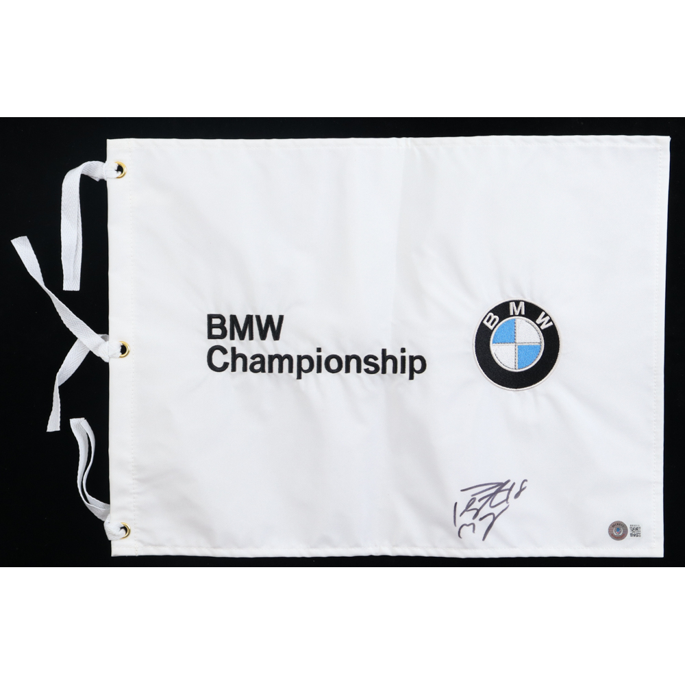 Peyton Manning Signed BMW Championship Golf Pin Flag (Beckett ...