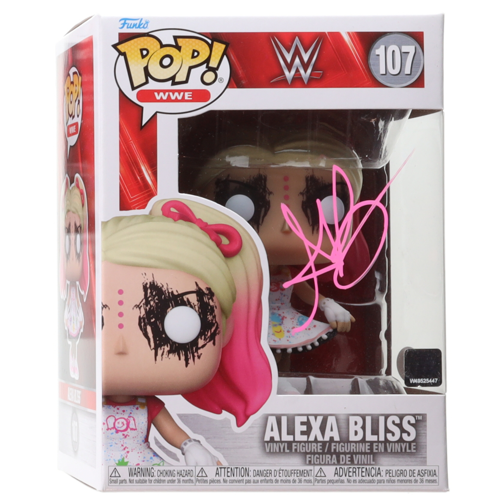 Alexa Bliss Signed "WWE" #107 Funko Pop! Vinyl Figure (JSA) | Pristine ...