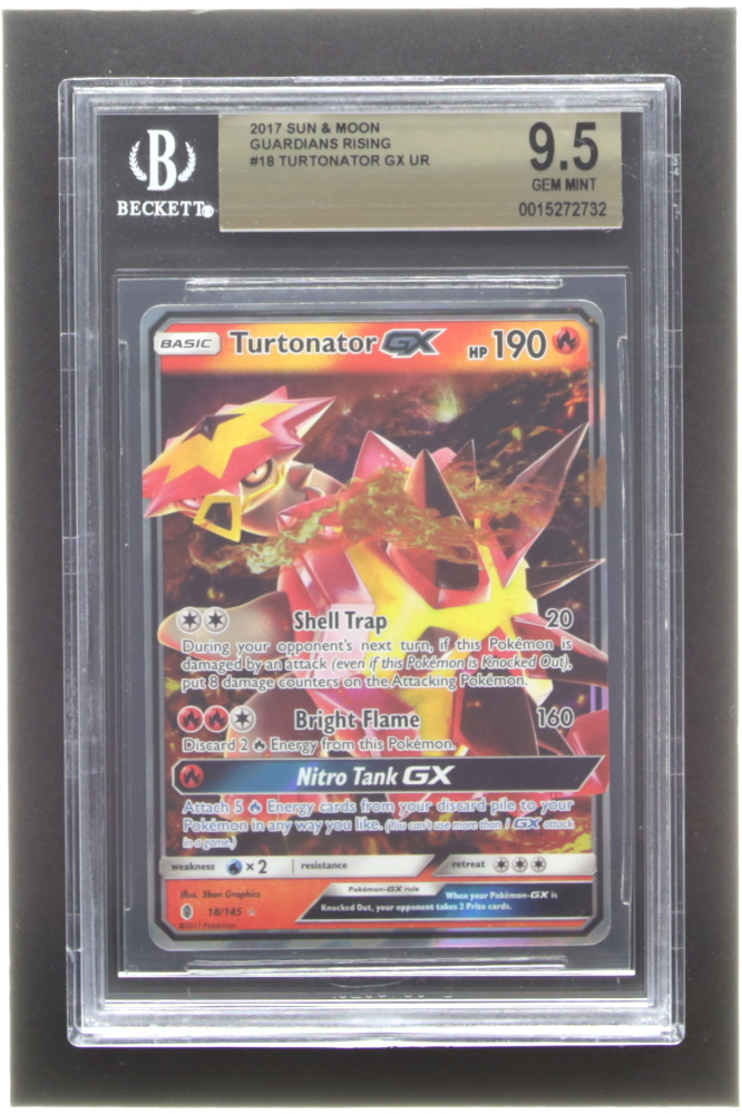 Turtonator GX 2017 Sun & Moon Guardians Rising #18 UR (BGS 9.5 ...