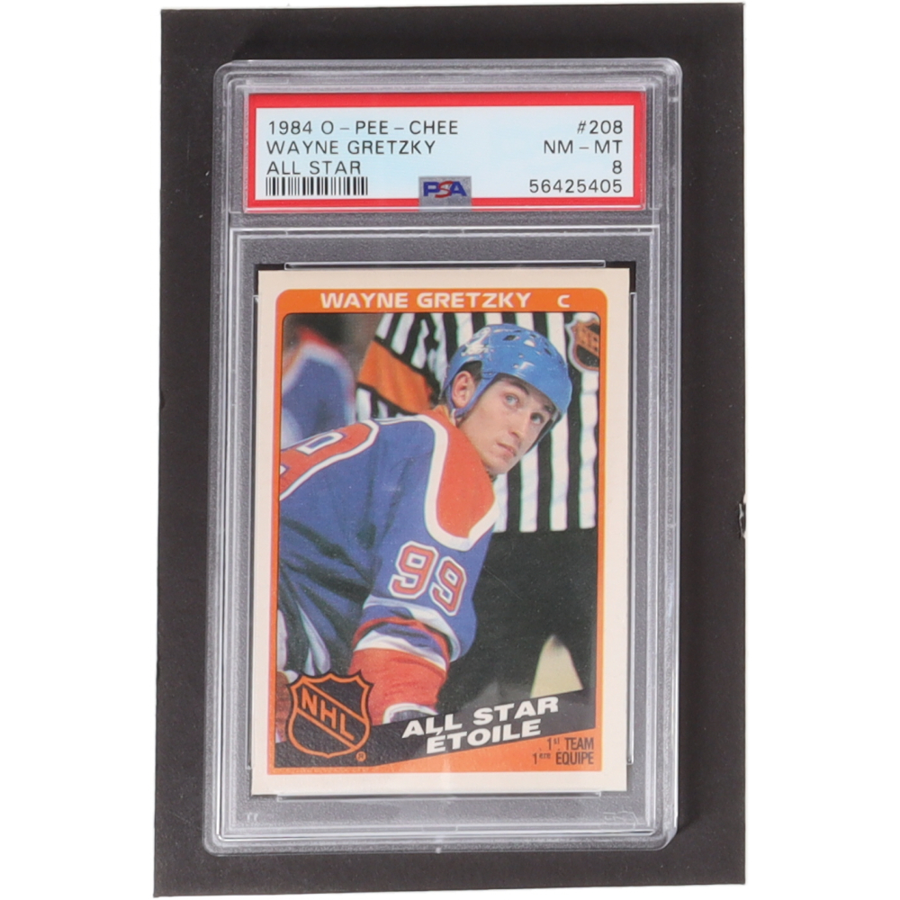 Wayne Gretzky 1984-85 O-Pee-Chee #208 AS (PSA 8) | Pristine Auction
