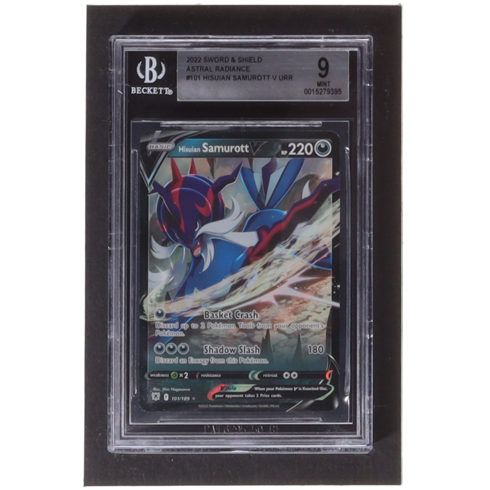 Hisuian Samurott V Pokemon 2022 Astral Radiance #101 (BGS 9) | Pristine ...