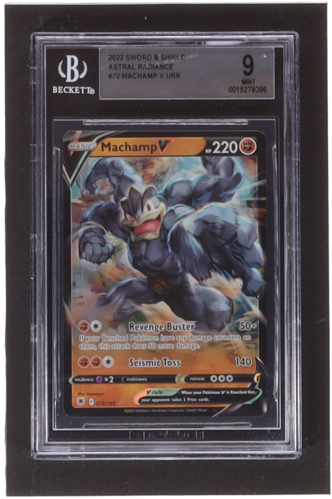 Machamp V Pokemon 2022 Astral Radiance #72 (BGS 9) | Pristine Auction