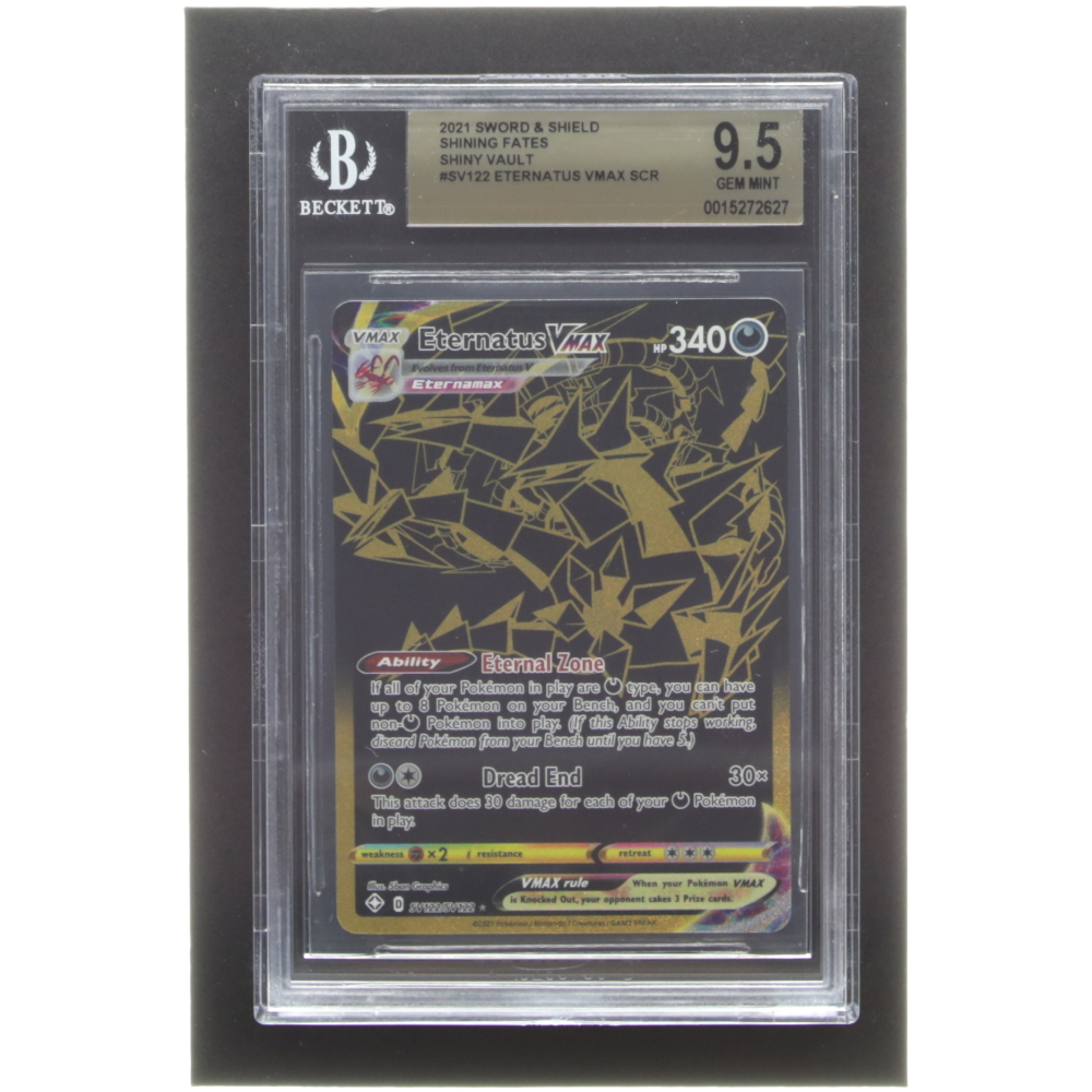 Eternatus VMAX SCR 2021 Pokemon Sword and Shield Shining Fates Shiny ...